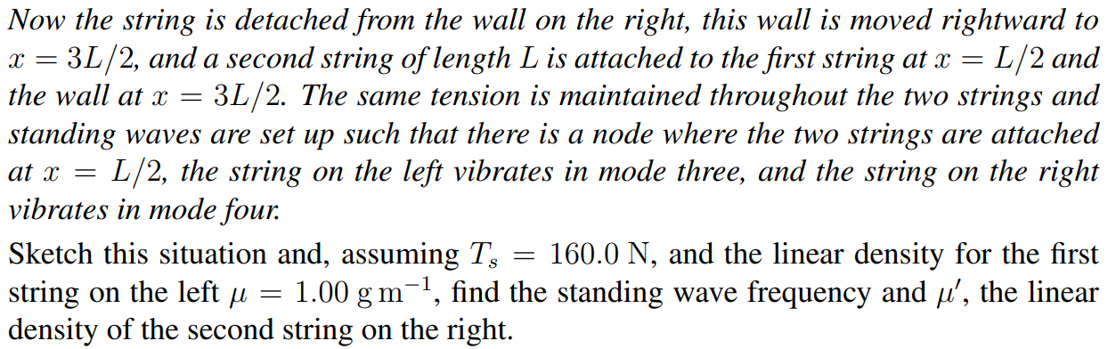Solved Consider a string aligned with the x-axis that is | Chegg.com