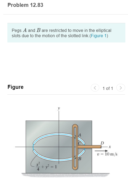 Solved Part A-B A. If the link moves with a constant speed | Chegg.com
