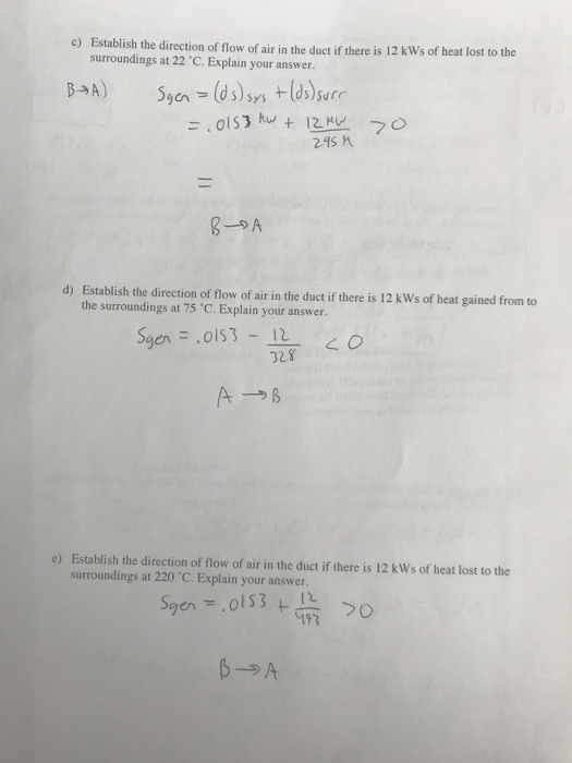 Solved Air is flowing steadily in a horizontal duct (or | Chegg.com