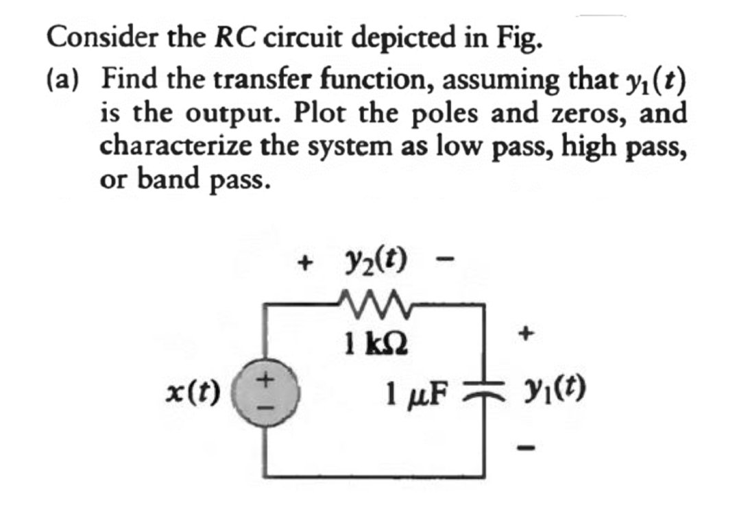 Solved Consider the \( ﻿R C \) ﻿circuit depicted in Fig. (a) | Chegg.com