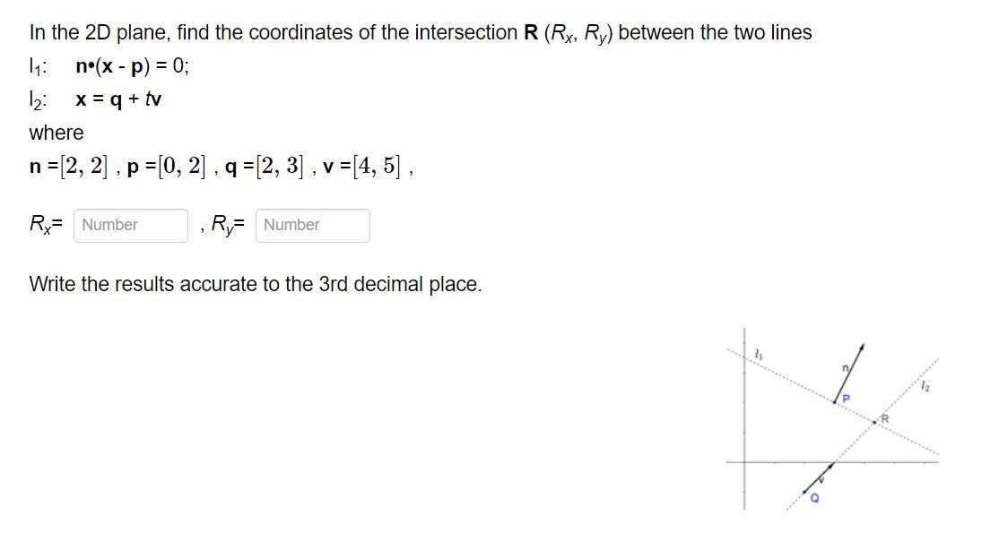 Solved In the 2D plane, find the coordinates of the | Chegg.com