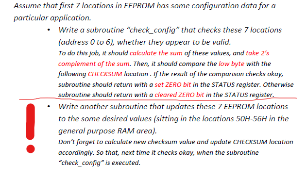 PLEASE USE PIC16F877 processor ! Solve the second | Chegg.com
