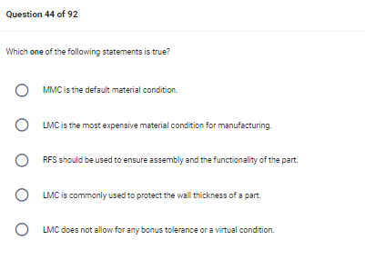 Solved \r\nWhich one of the following statements is true? | Chegg.com