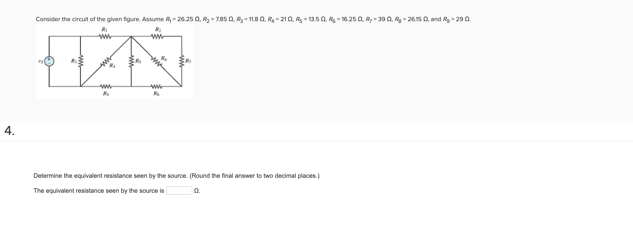 Solved Consider the circuit of the given figure. Assume Ry = | Chegg.com