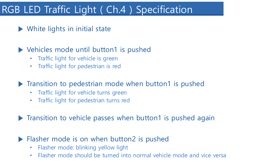 This is about Verilog code. RGB traffic lights | Chegg.com