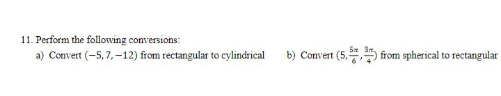 Solved 11. Perform the following conversions: a) Convert | Chegg.com