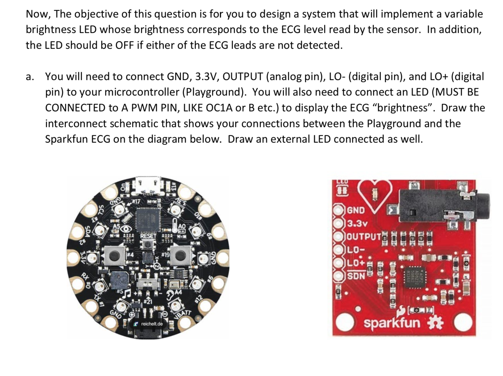 Solved Microprocessor used is Adafruit playground classic | Chegg.com