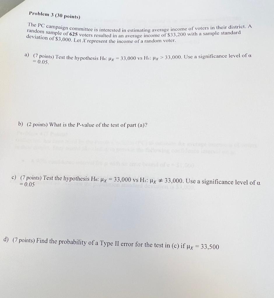 Solved Problem 3 (30 points) The PC campaign committee is | Chegg.com