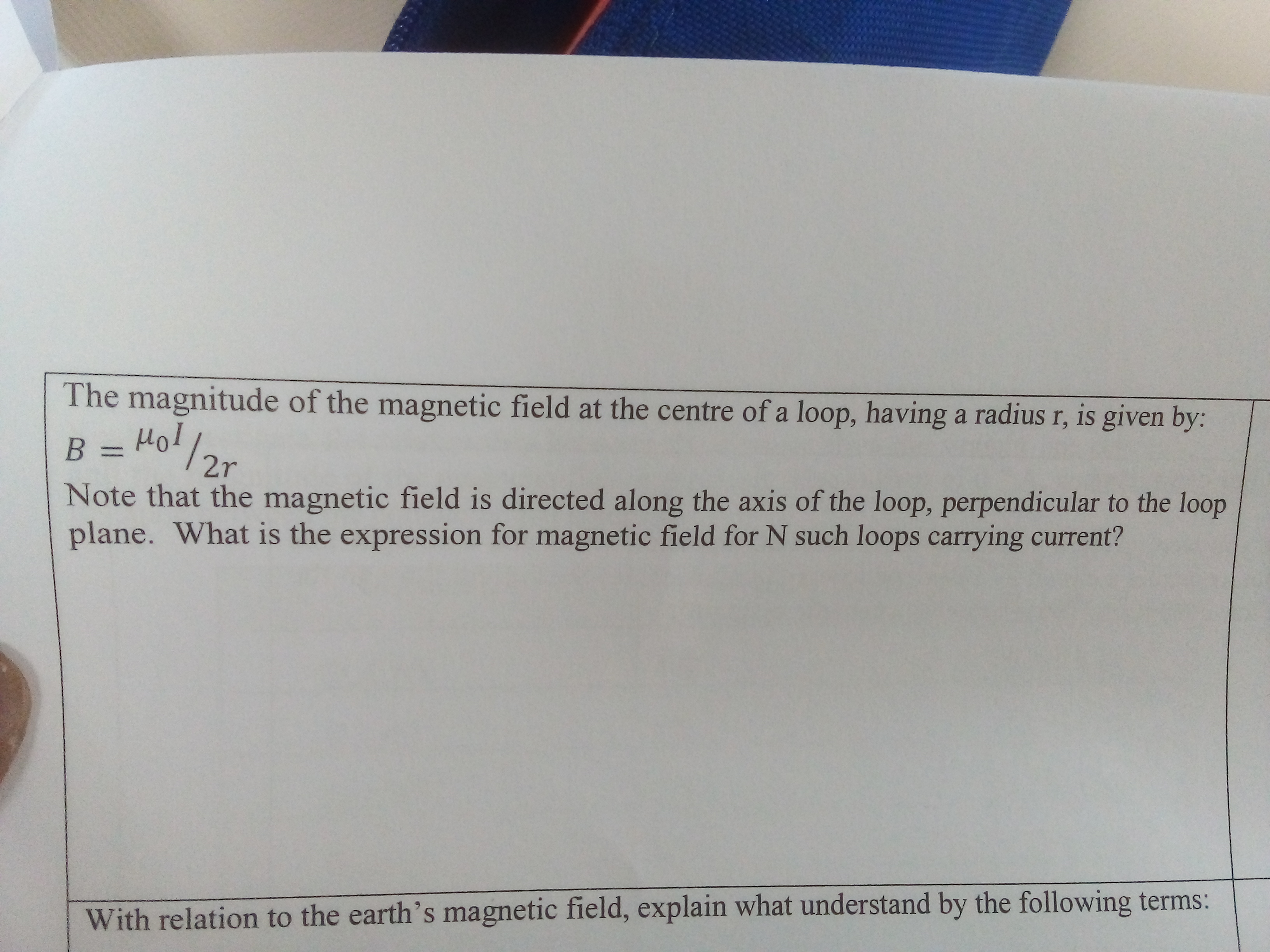 Solved The magnitude of the magnetic field at the centre of | Chegg.com
