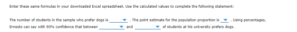 Solved 8 Using Excel Constructing An Interval Estimate 7290