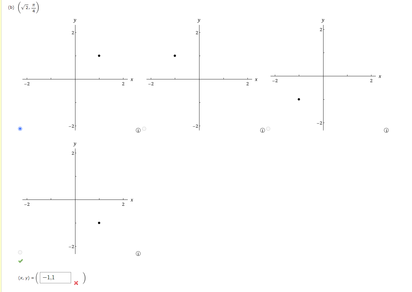 Solved Plot The Point Whose Polar Coordinates Are Given 7762