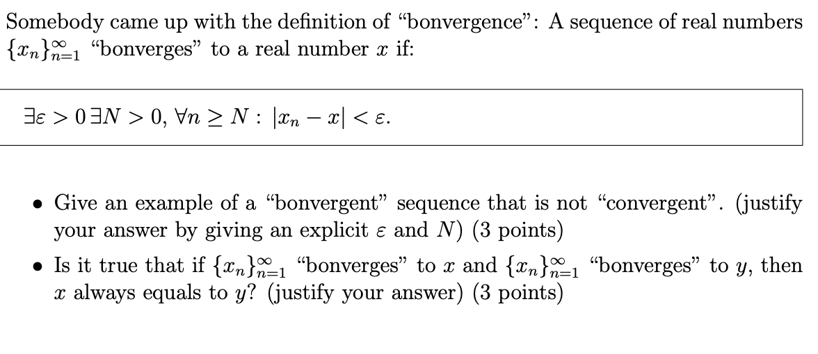 [Solved]: Somebody came up with the definition of "bon