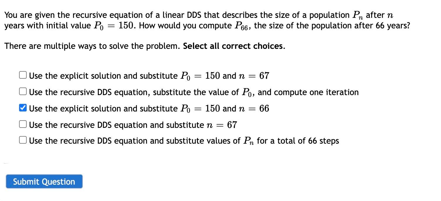 Solved You are given the recursive equation of a linear DDS | Chegg.com