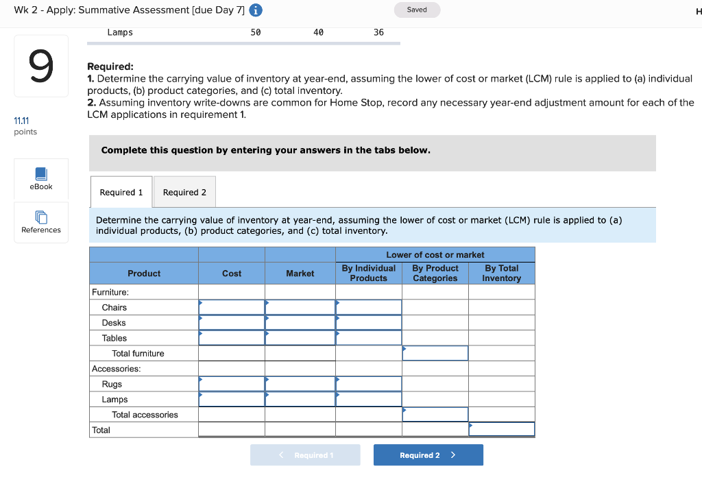 Solved Wk 2 - Apply: Summative Assessment [due Day 7] Home | Chegg.com