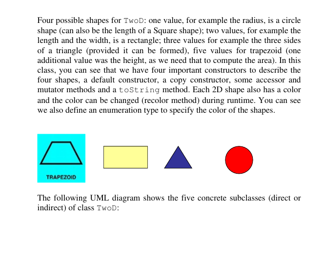 Solved Some methods just override the super class methods | Chegg.com