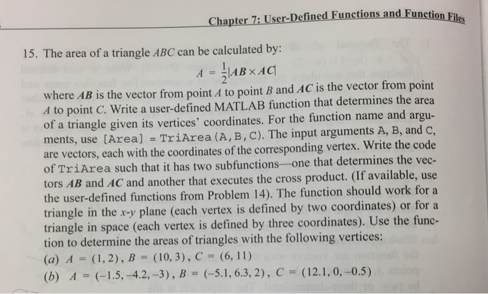 Solved Chapter 7: User-Defined Functions and Functi 15. The | Chegg.com