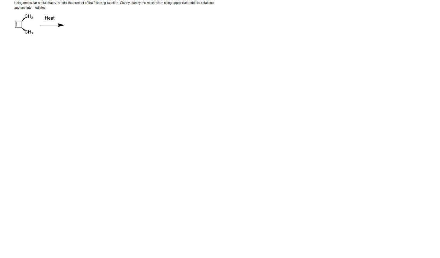 Solved Using Molecular Orbital Theory Predict The Product