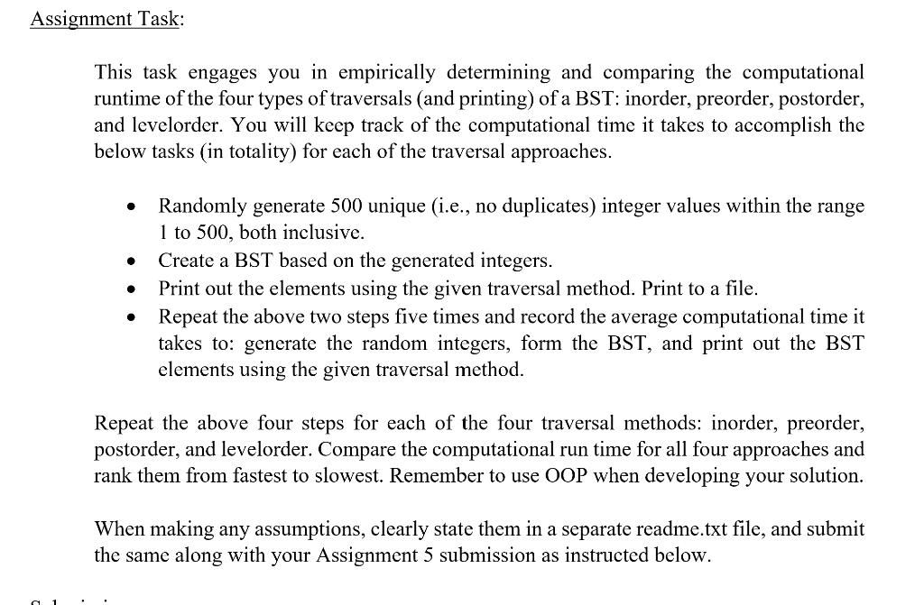 Solved Assignment Task: This task engages you in empirically | Chegg.com