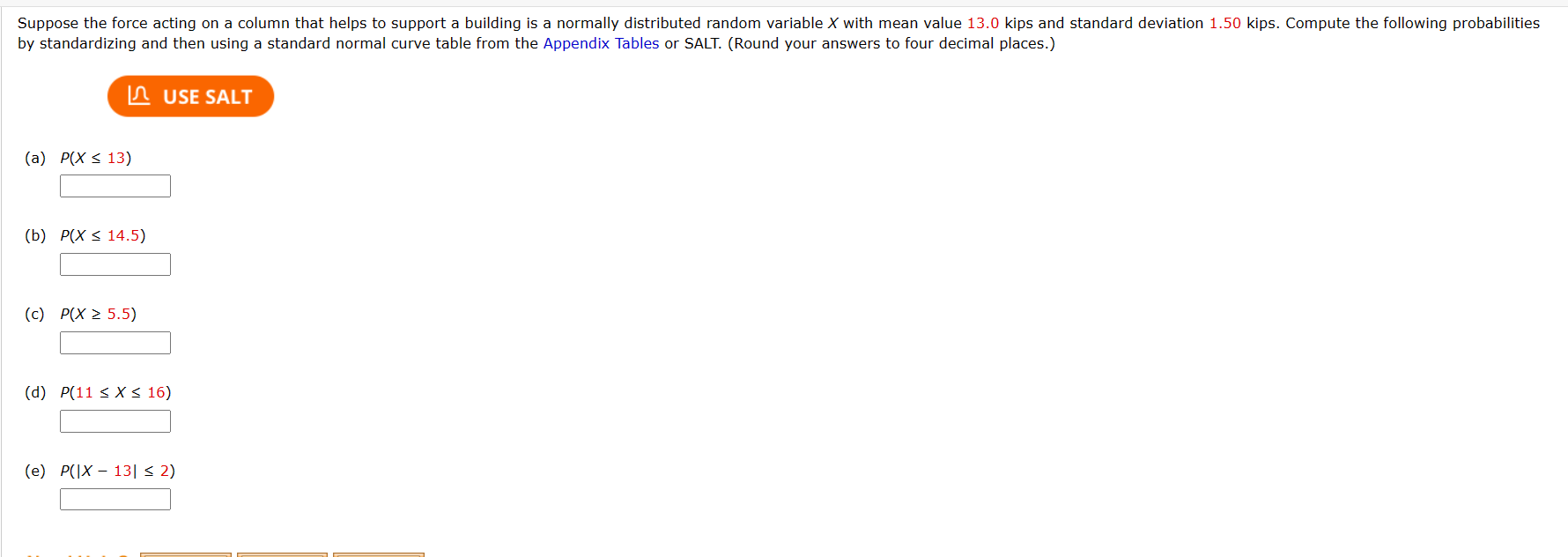 Solved by standardizing and then using a standard normal | Chegg.com