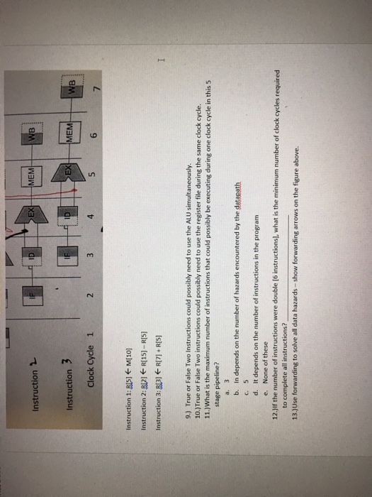 Solved 8.) Consider the following 5-stage pipeline: | Chegg.com