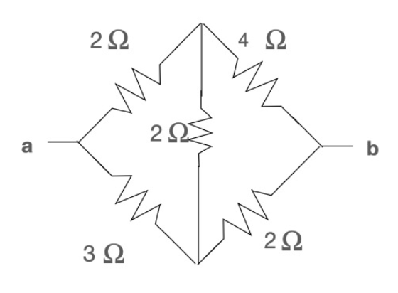 Solved Find the equivalent resistance between points a and | Chegg.com