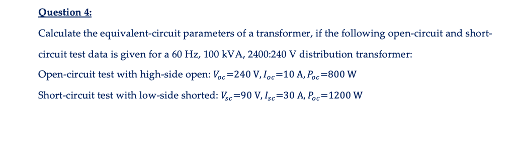 Solved Question 4: Calculate the equivalent-circuit | Chegg.com