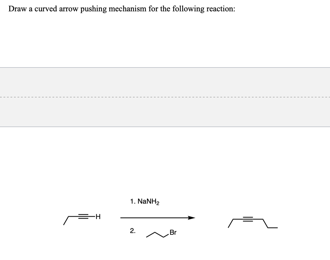 Solved Draw a curved arrow pushing mechanism for the | Chegg.com