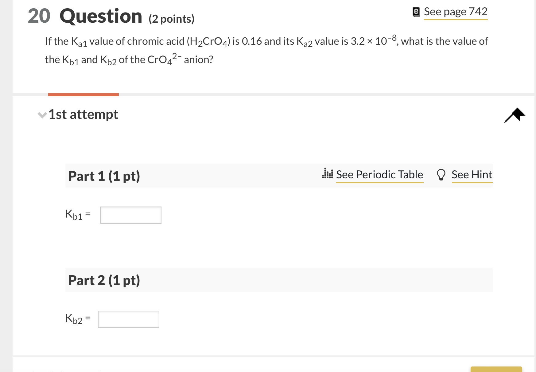Solved If the Ka1 value of chromic acid (H2CrO4) is 0.16 and | Chegg.com