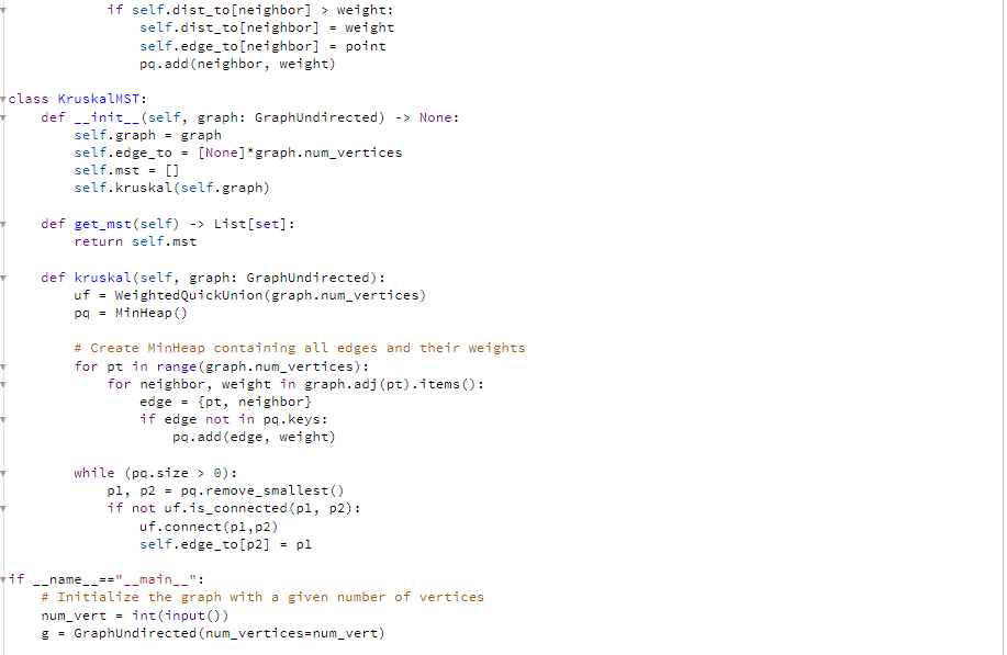 Solved PYTHON PROGRAMMING Topic: Union-Find Data Structure | Chegg.com