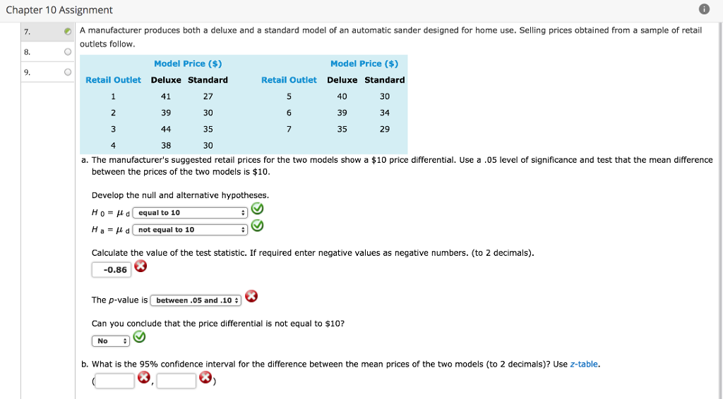 Solved Chapter 10 Assignment A manufacturer produces both a | Chegg.com