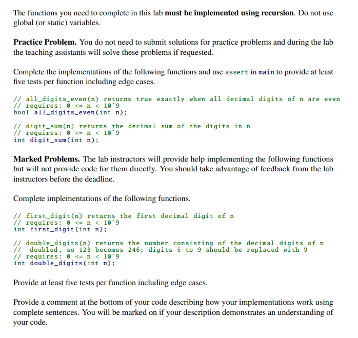 Solved for example if n = 2345 return 4689 if n = 6758 | Chegg.com