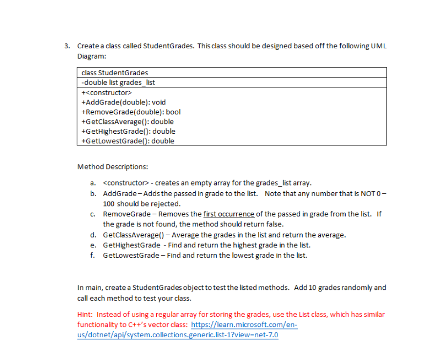 Solved Is there anyone who can give me a starting point for | Chegg.com