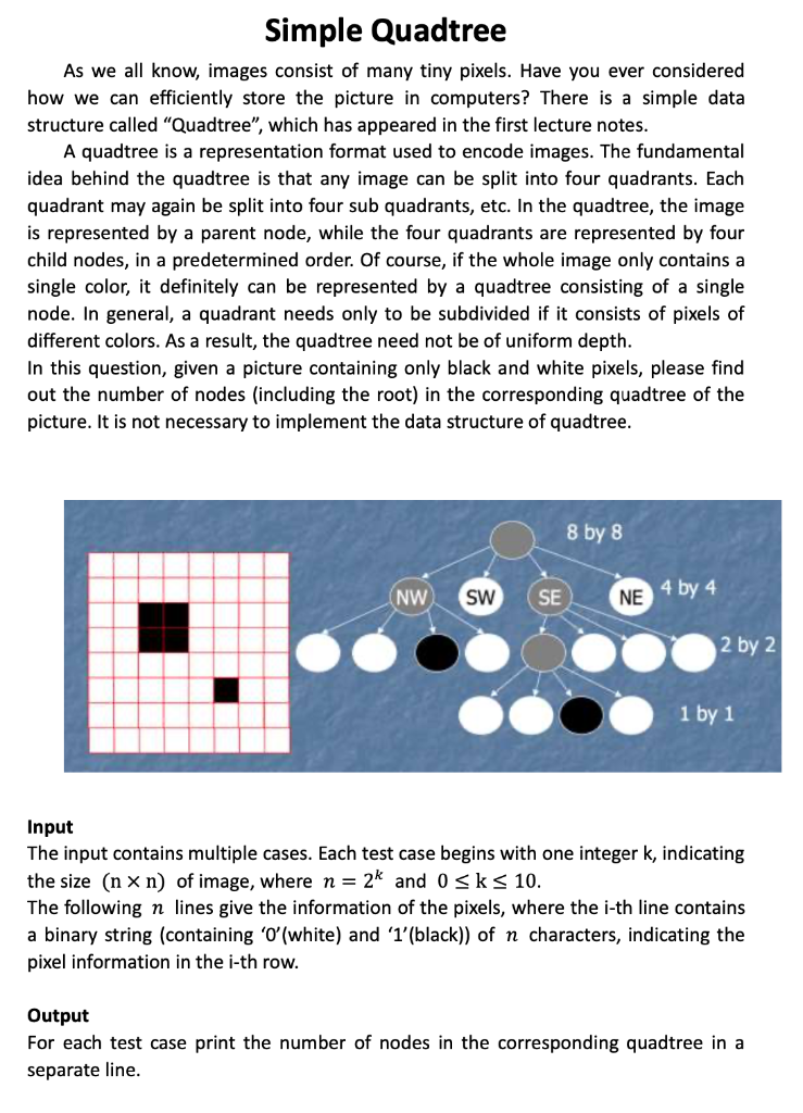 Using C++, data structures, C++ STL, all test inputs | Chegg.com