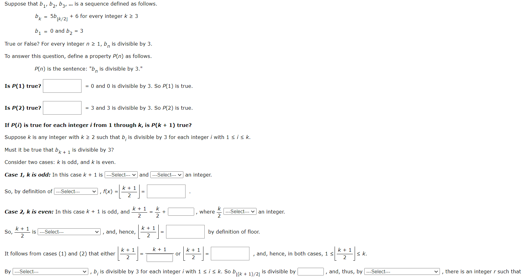 Suppose that b1,b2,b3,… is a sequence defined as | Chegg.com