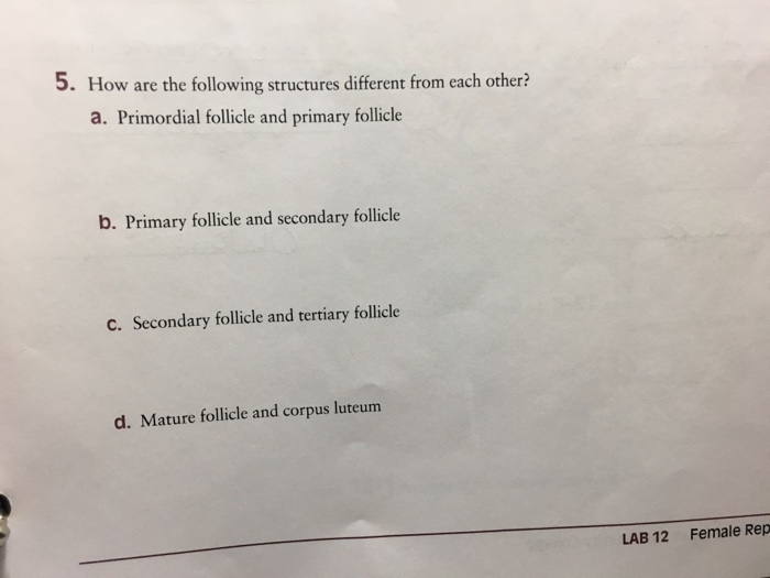 Solved 5. How are the following structures different from | Chegg.com