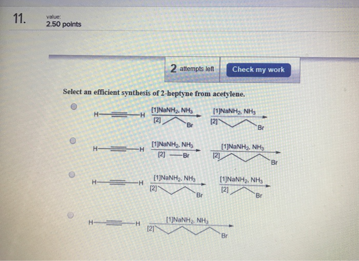 Solved value: 2.50 points 2 attempts left Check my work | Chegg.com