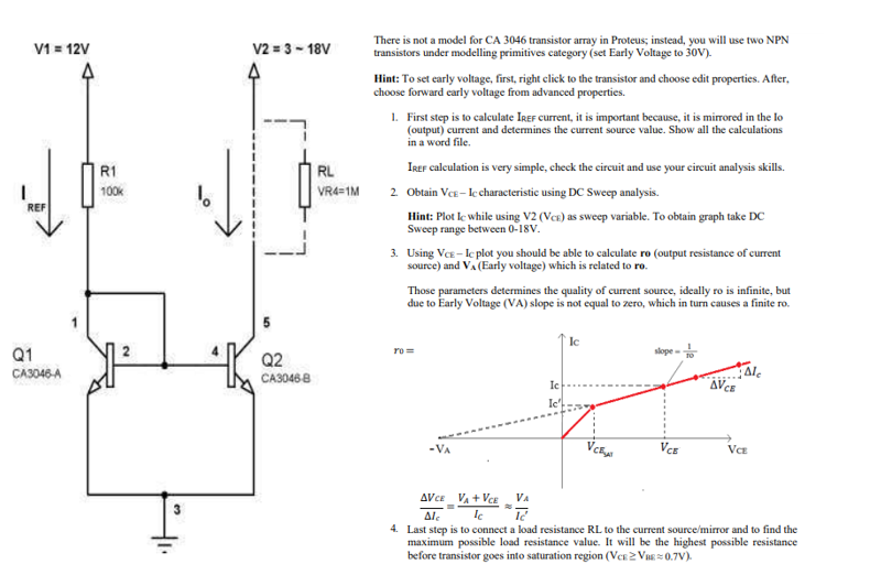 There is not a model for CA 3046 transistor array in | Chegg.com