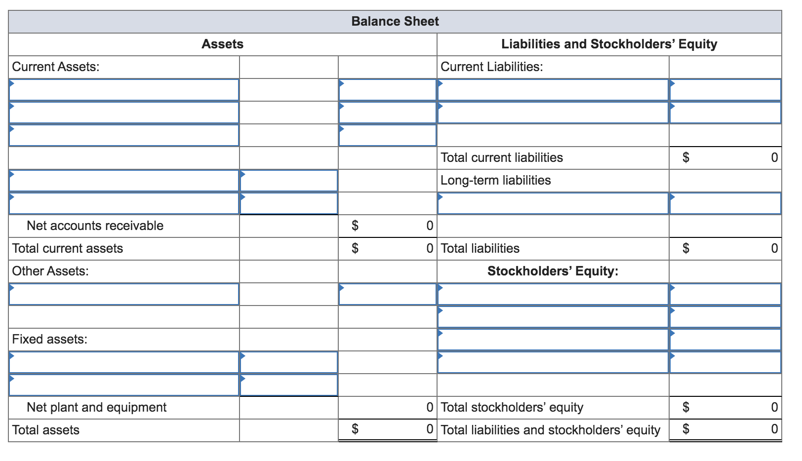 Solved Arrange the following items in proper balance | Chegg.com