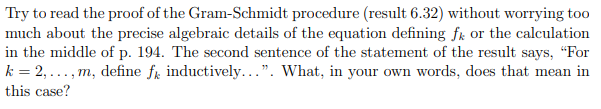 Solved Suppose w1,…,wm is a linearly independent list of | Chegg.com