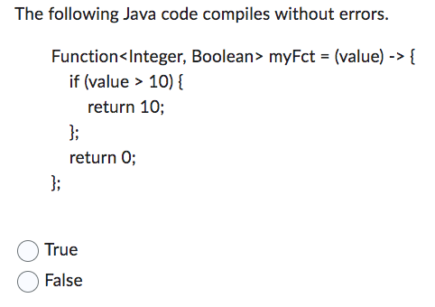 Solved Here is some Java code: //Declaration Function fct; | Chegg.com