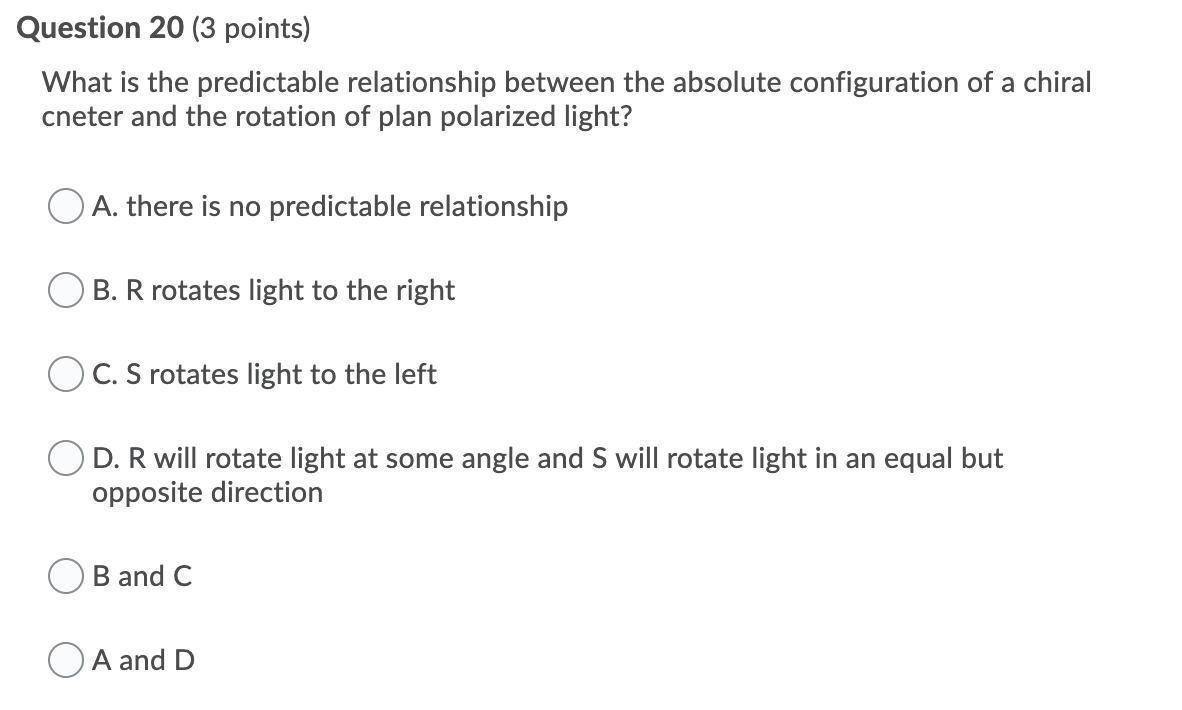 Solved Question 20 (3 points) What is the predictable | Chegg.com