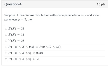Solved Suppose X has Gamma distribution with shape parameter | Chegg.com