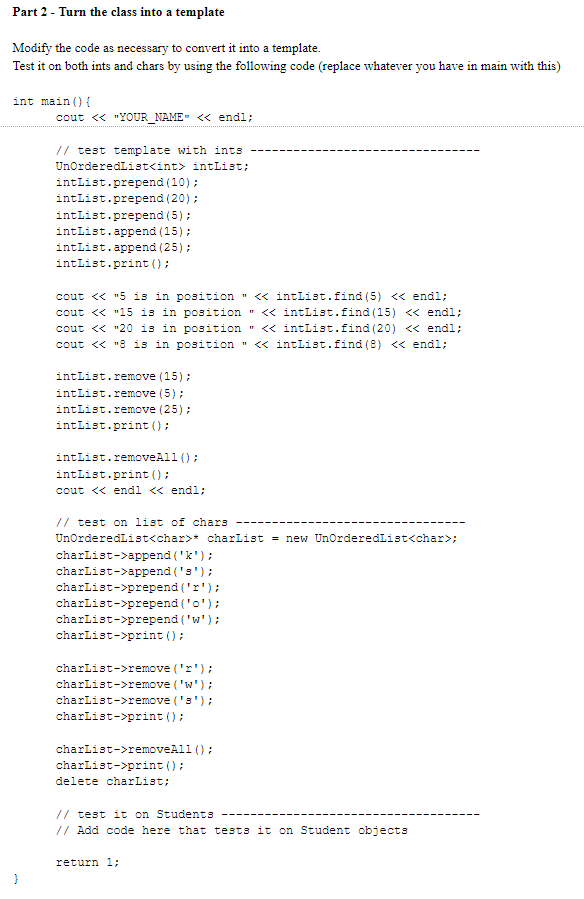 Solved Here is my class code in header | Chegg.com