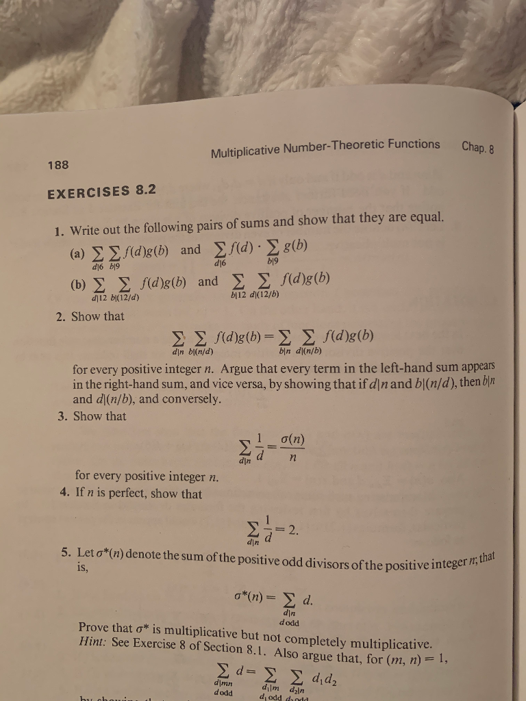 Solved Che Multiplicative Number Theoretic Functions 188