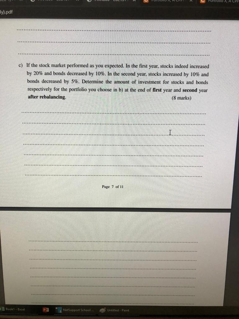Solved Question 3 [15 marks in total] Portfolio X, a CPPI | Chegg.com
