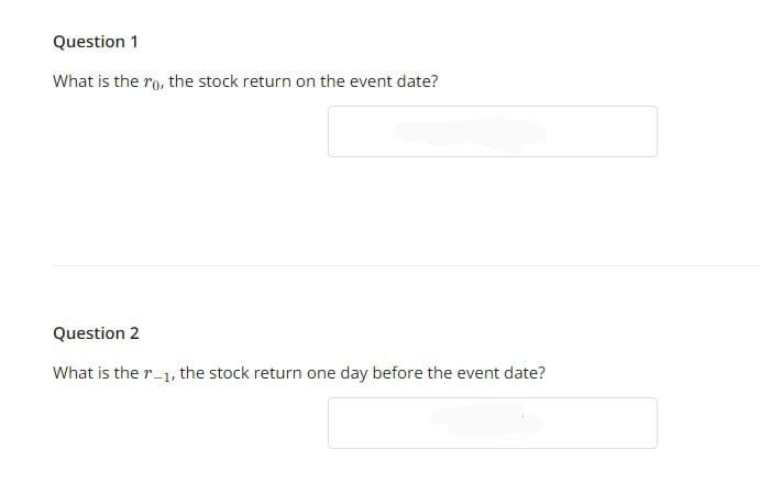 Solved You are investigating an stock event on Friday, 7 | Chegg.com