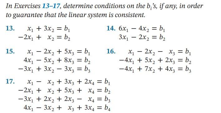 Solved In Exercises 13-17, determine conditions on the bi | Chegg.com