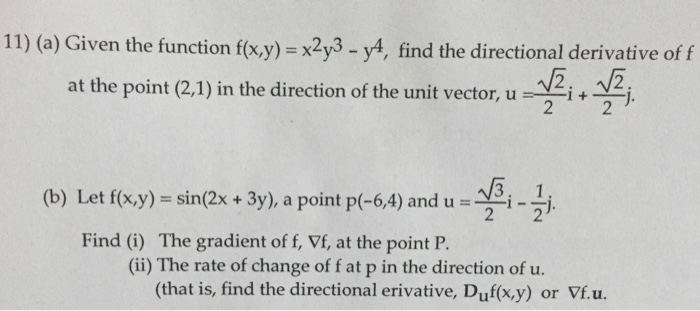 Solved Given the function f(x, y) = x^2y^3 - y^4, find the | Chegg.com