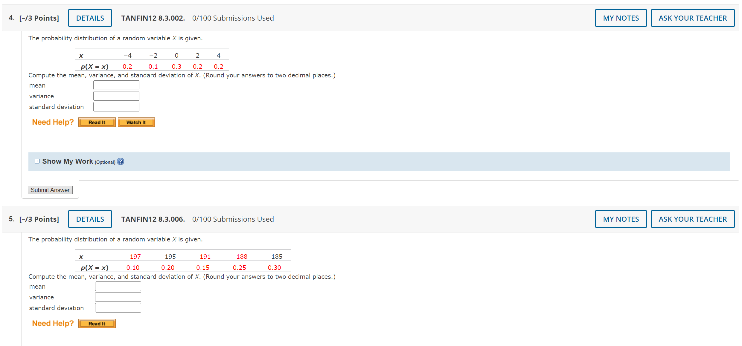 Solved The distribution of the number of chocolate chips (x) | Chegg.com