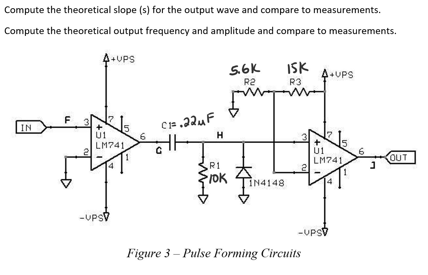 Solved Compute the theoretical slope (s) for the output wave | Chegg.com